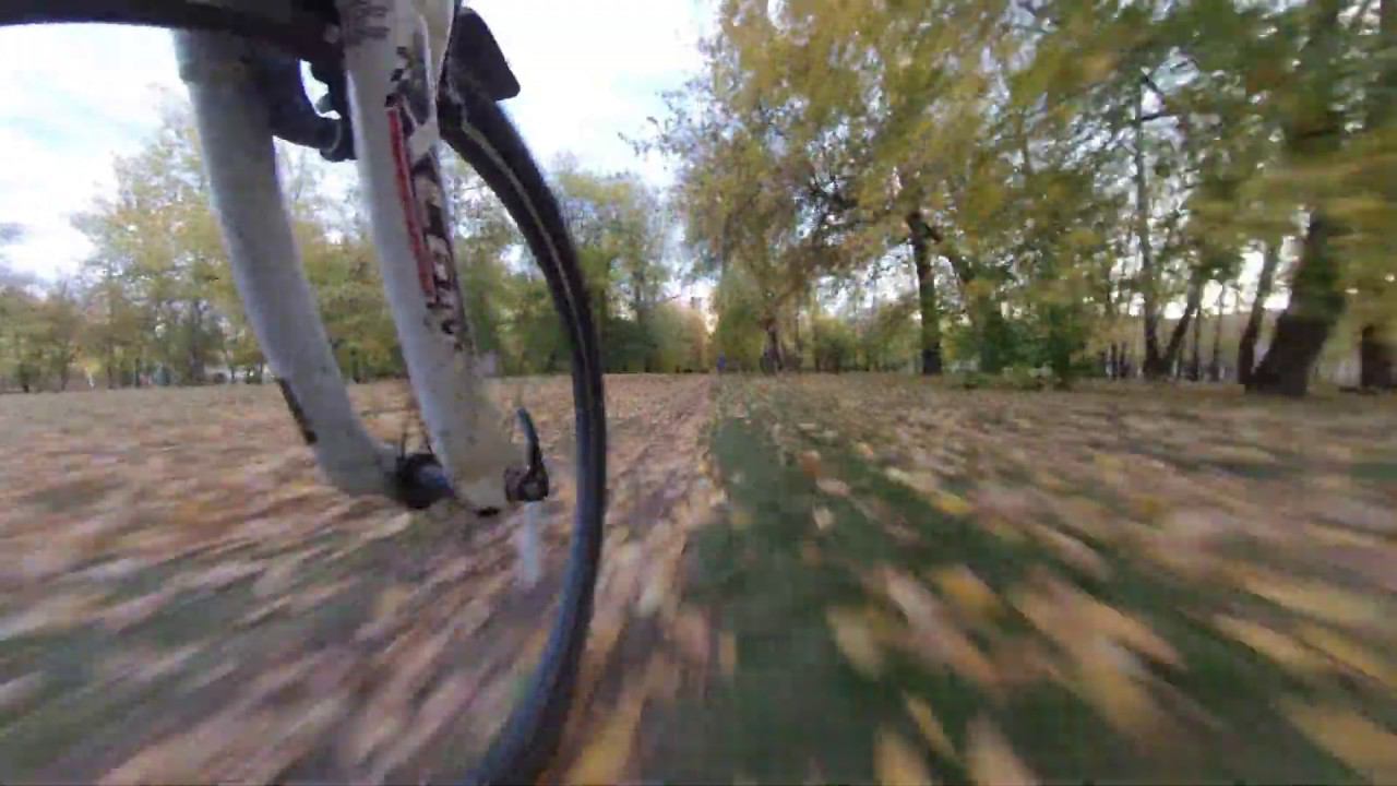 Покатушки на велосипеде по парку Изумрудный в Барнауле