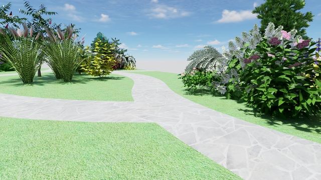 Сад в английском стиле