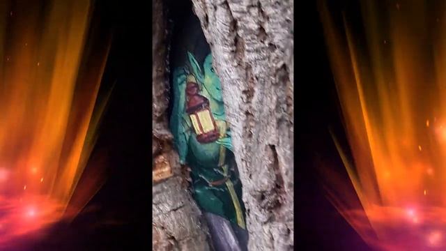 Рисунки на деревья парк Москве #ГраффитиХудожники уходят работать в московский парк, лечить деревья