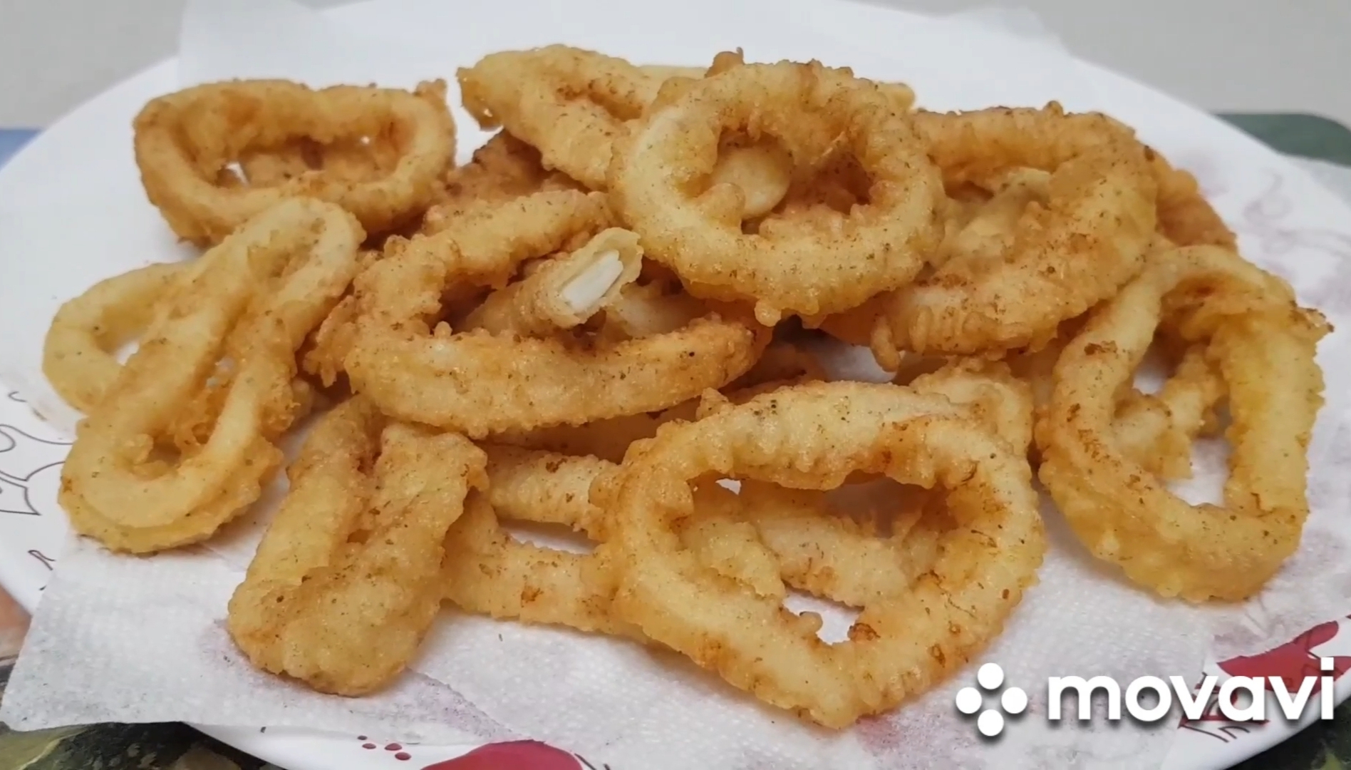 Кальмары в кляре