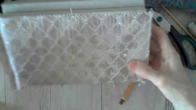 Кресло. Обтяжка тканью одной стороны спинки