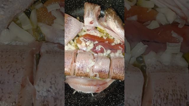 Жареная щука