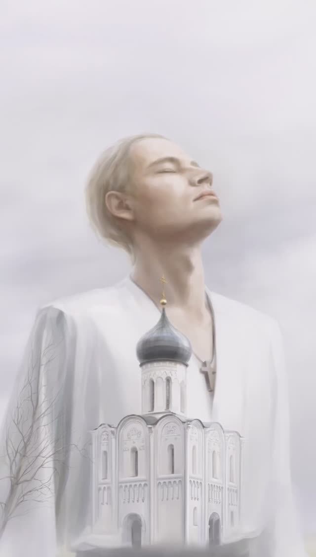 Ближе к искусству | Художник Божена Доду | «ХРАМ». Портрет SHAMANa (Ярослав Дронов)