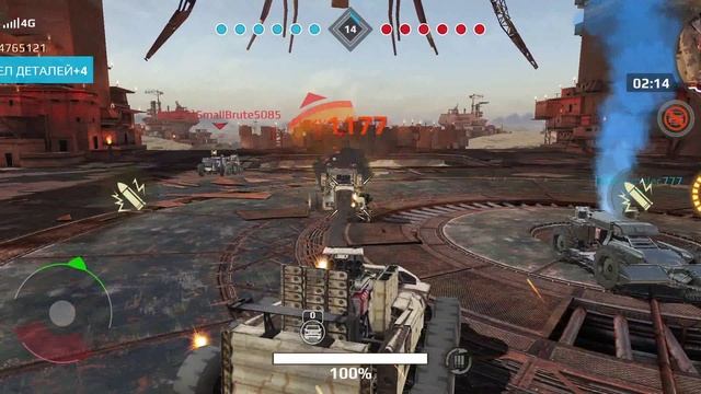 Crossout mobile (без комментариев) Быстрая победа и 2-е место