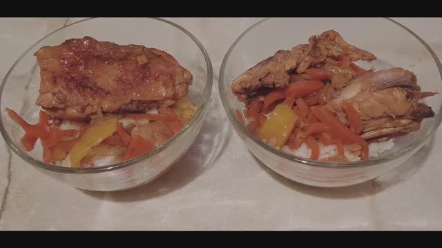 КУРИЦА ПО-ТАЙСКИ С ОВОЩАМИ