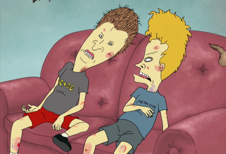 Бивис и Батт-Хед - 3 сезон 13 серия «Страшное преступление» с клипами / Beavis and Butt-Head