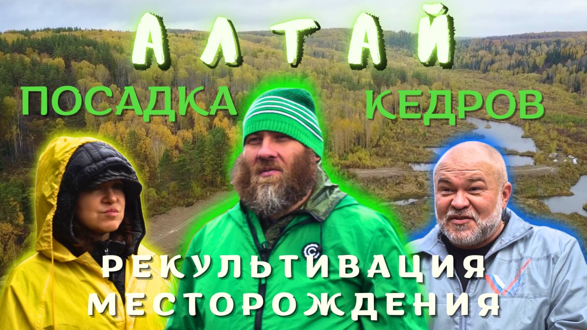 Рекультивация месторождения. Алтай посадка кедров