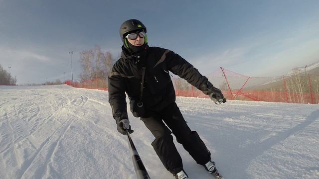 Банное - Абзаково - Мраткино. Горные лыжи. Путешествие.