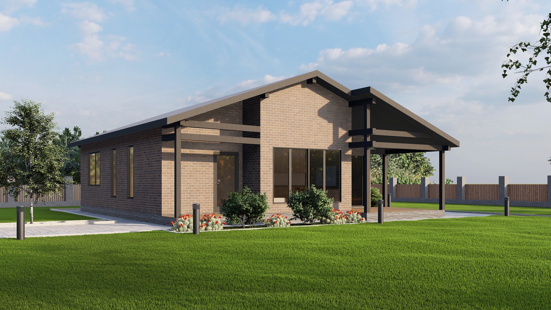 Проект дома "Шале".