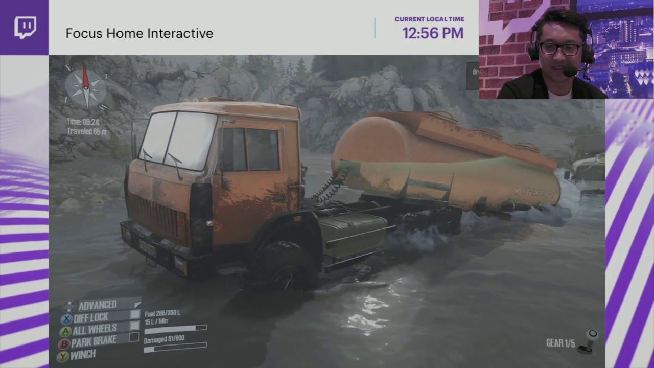 Spintires: MudRunner трейлер третий Игрового Процесс с Gamescom 2017