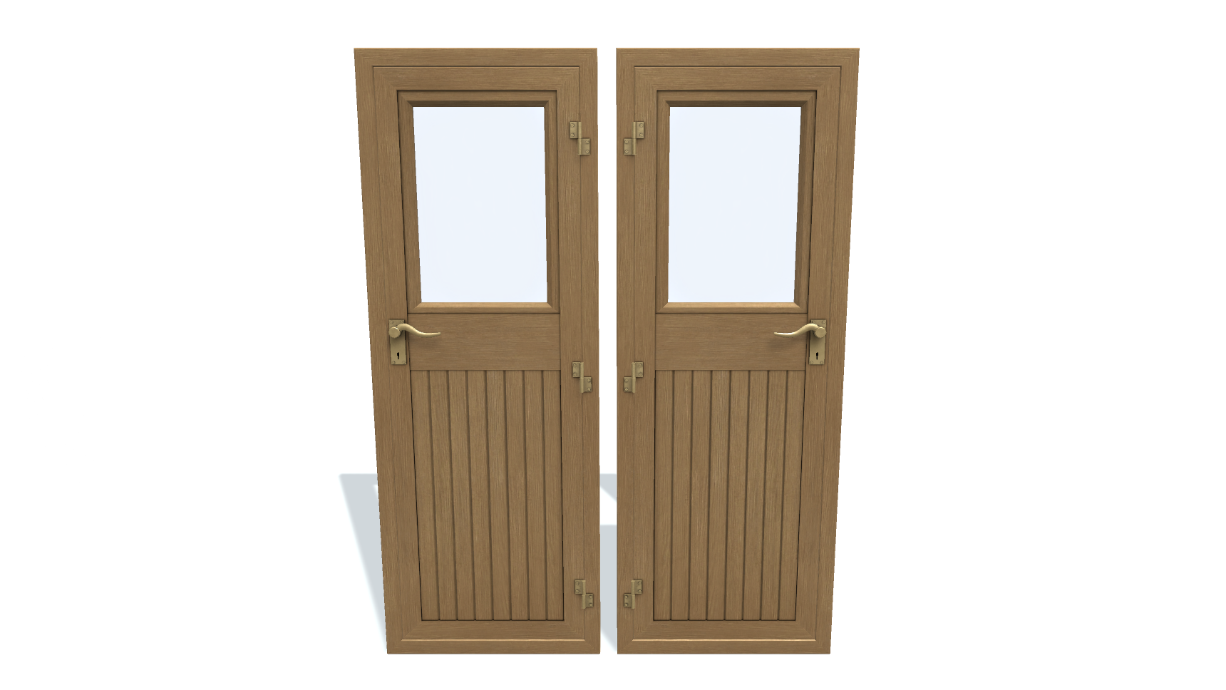 Корабельная деревянная дверь A. 3D model. Ship wooden door A.
