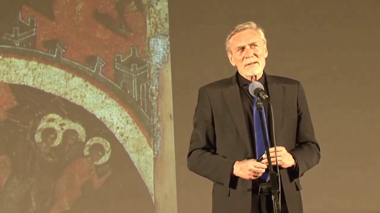 Народный артист РСФСР Александр Михайлов читает стихотворение Николая Рубцова "Русский огонёк"