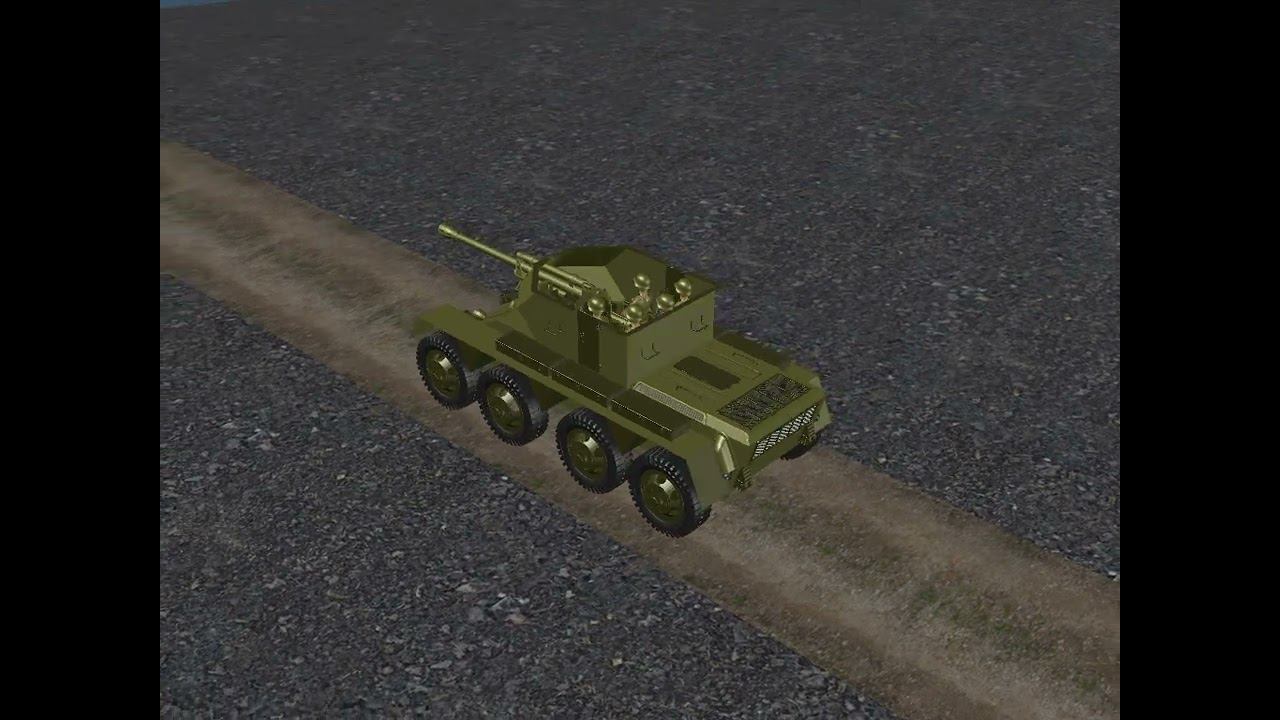 Колесная САУ 76