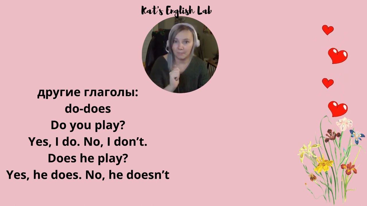 Построение вопросов в Present Simple и Present Continuous