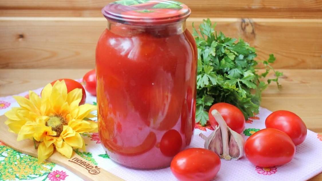 ТОМАТЫ МАРИНОВАННЫЕ С КЕТЧУПОМ "ЧИЛИ" БЕЗ СТЕРИЛИЗАЦИИ.