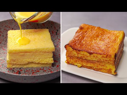 Простой и быстрый рецепт завтрака из хлеба и яиц