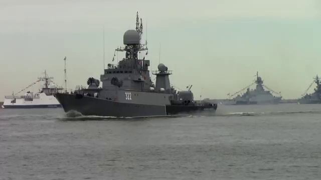 Эпизод Дня ВМФ 2022. Атака условной подводной лодки противника