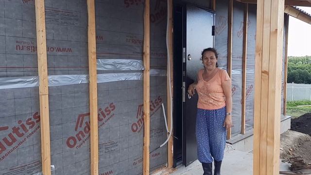 Отзыв заказчика. Каркасный дом 40 кв.м. на УШП в с.Чубовка.