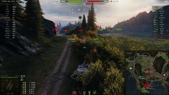 Бой на AMX 13 57 World of Tanks видео ворлд оф танкс