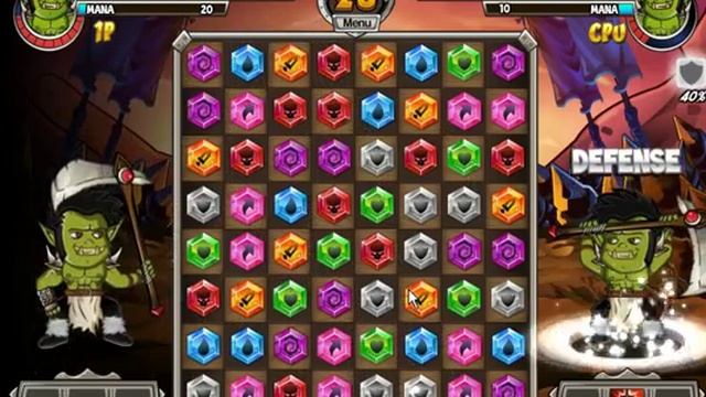 Jewels Hero - ORC vs ORC - Три в ряд