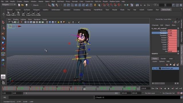 12. Animating the eye direction