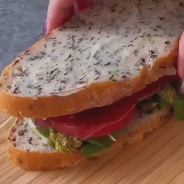 Бутерброд на завтрак