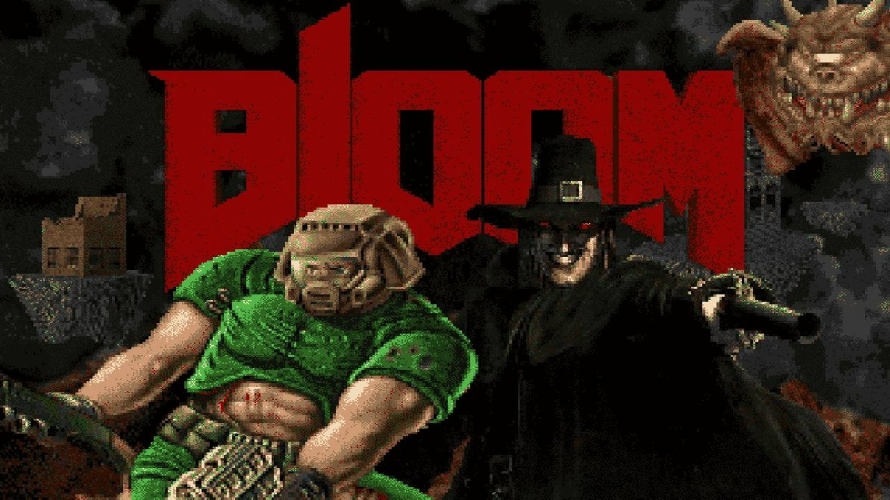 Bloom (Doom-Blood Кроссовер) или как правильно запускать моды для Doom2