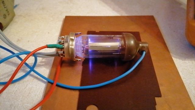 Тест лампового диода, прострелил, не выдержал испытания