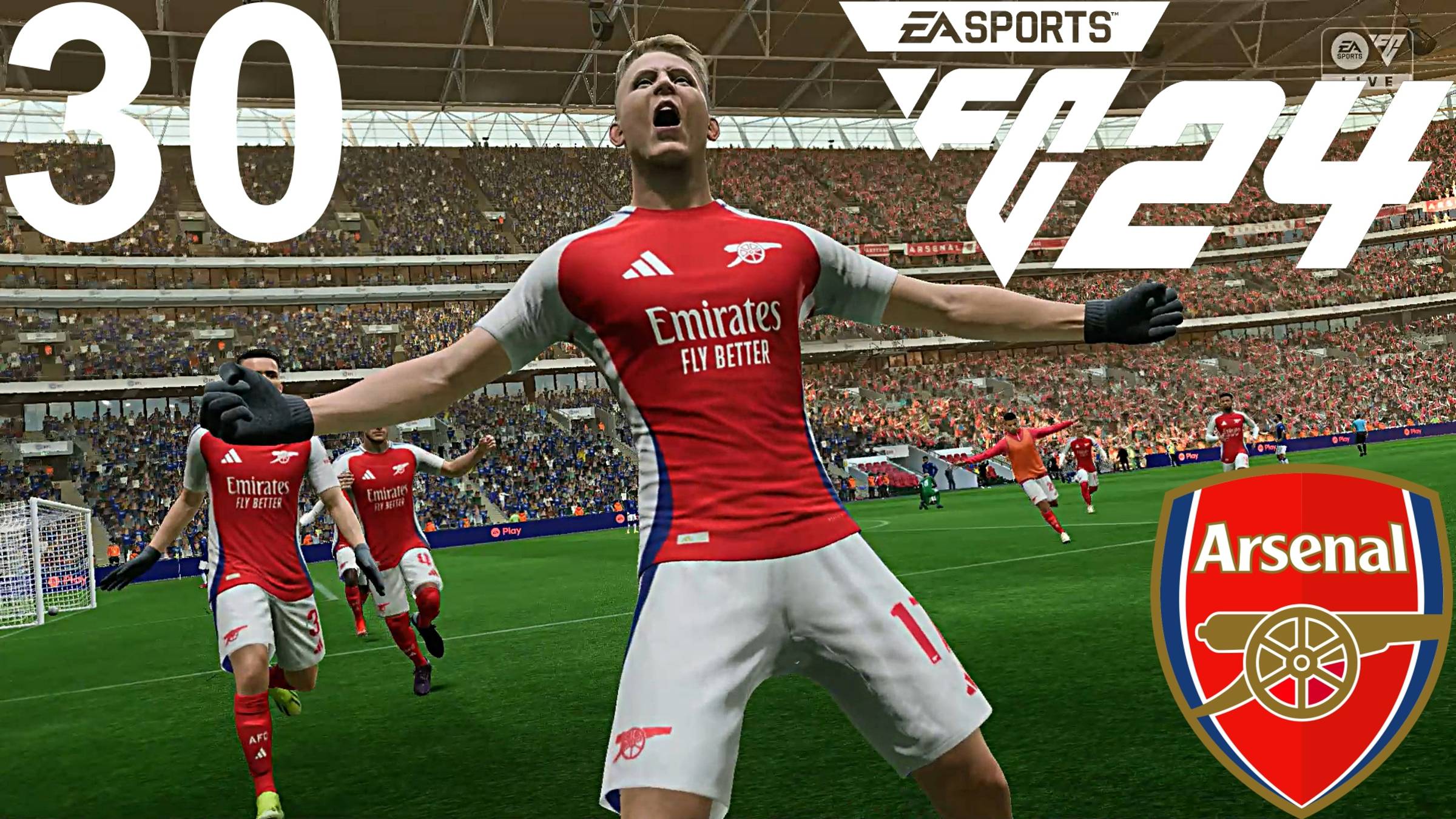 FC 24 КАРЬЕРА ЗА АРСЕНАЛ #30 - ФИНАЛ КАРАБАО КАП и ОТВЕТНЫЙ МАТЧ В 1/8 ЛЧ С БАЙЕРОМ!!!