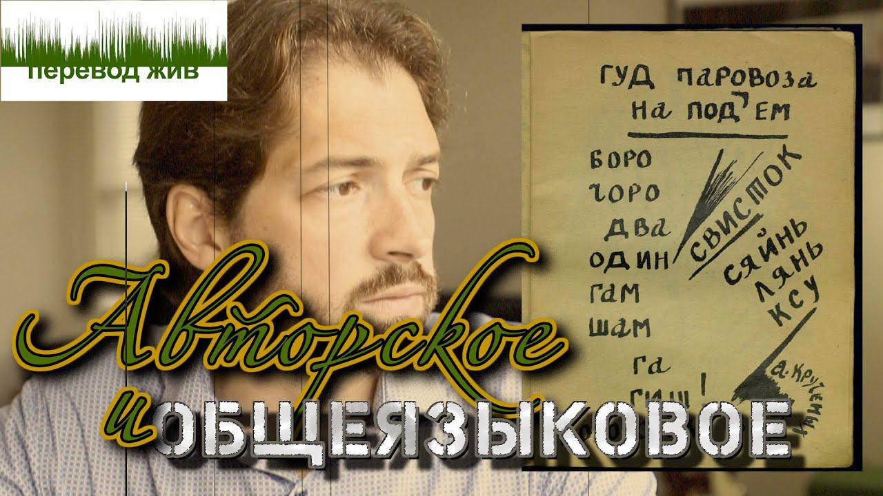 Авторское и общеязыковое в переводе