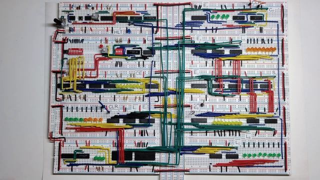 8-битный компьютер： финальная версия. Подключаем декодер инструкций и проверяем работу программ