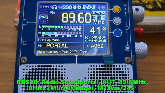 09.07.2023 16:07UTC, [Es], Radio Soundportal, Австрия, 89.6МГц, 1813км