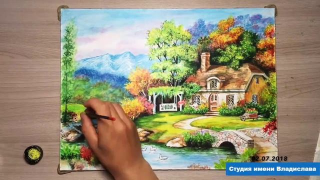 Картина «Райский уголок»