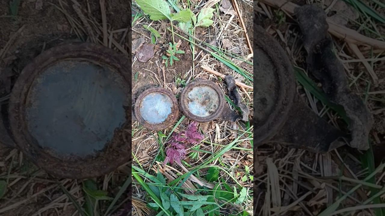 Откопали немецкие очки. Не разбились со времён войны! Коп по войне. #война #история #коп #shorts