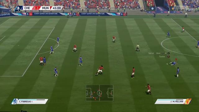 FIFA 17  Манчестер Юнайтед VS Челси