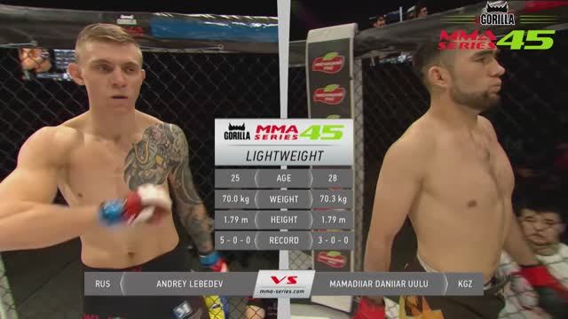 Горилла ММА Серия-45 | Андрей Лебедев (Россия) - Мамадияр Данияр Уулу (Россия) | Хайлайт