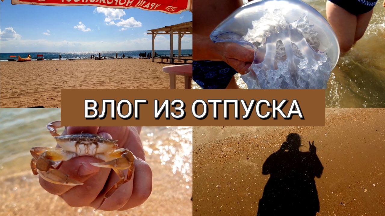 ВЛОГ ИЗ ОТПУСКА || МОРЕ, ПЛЯЖ И ШАШЛЫКИ || СОБРАЛИ КУЧУ РАКУШЕК
