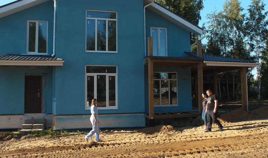 Строим дом из арболита А-029 - мнение хозяев. Отзыв о строительстве дома из арболита в Ленобласти