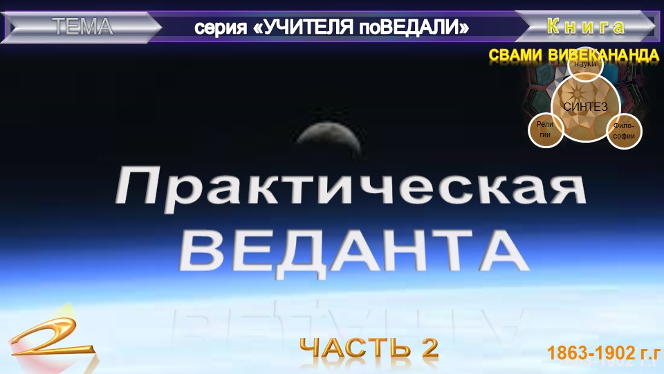 (2) ПРАКТИЧЕСКАЯ ВЕДАНТА- Свами Вивекананда (1863-1902 гг)
