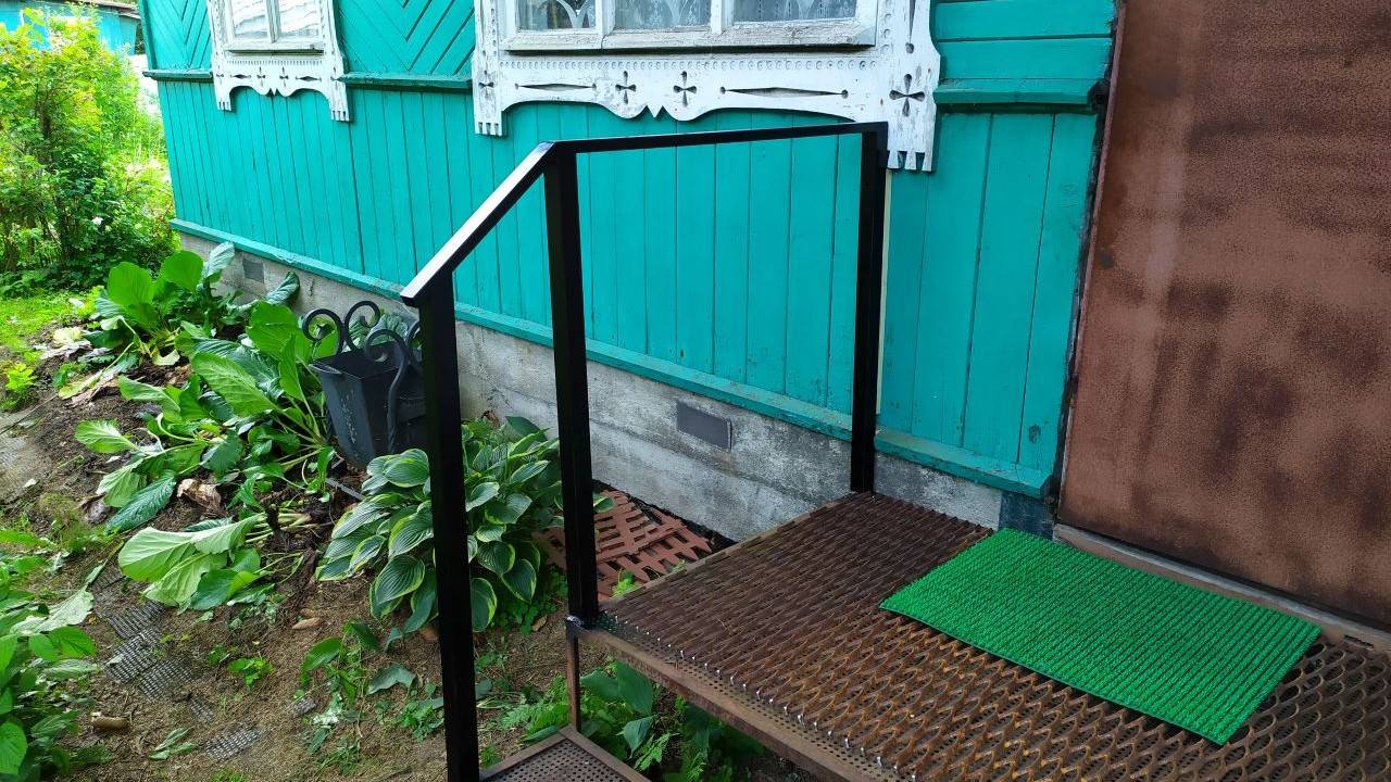 Гаражные дела. Делаю перила первый раз своими руками. DIY. Перила для дачи #LionSvarka