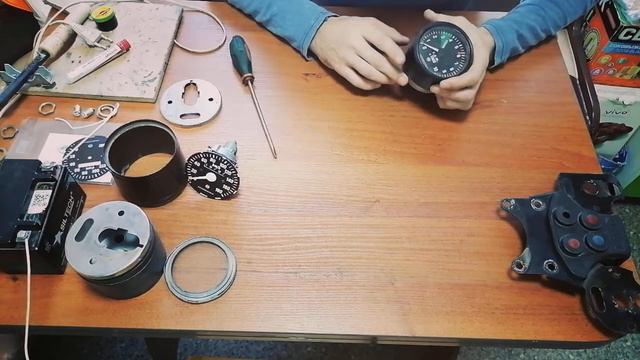 Как Разобрать Приборы Замена Шкал Jawa 638