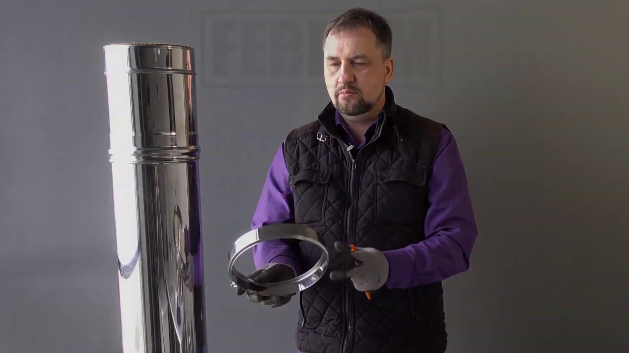 Хомут обжимной и хомут обжимной под растяжку Ferrum