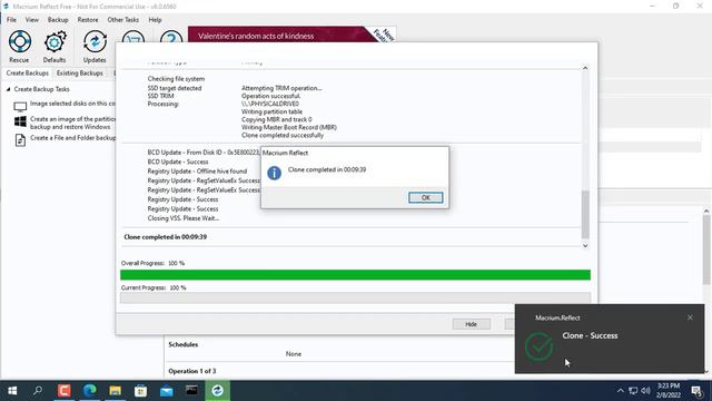 Скопируйте Windows на новый жесткий диск бесплатно