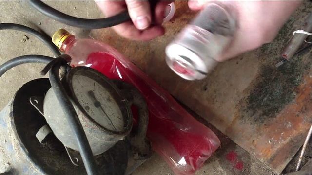 Заправляемый балончик с краской из аэрозольных балонов.