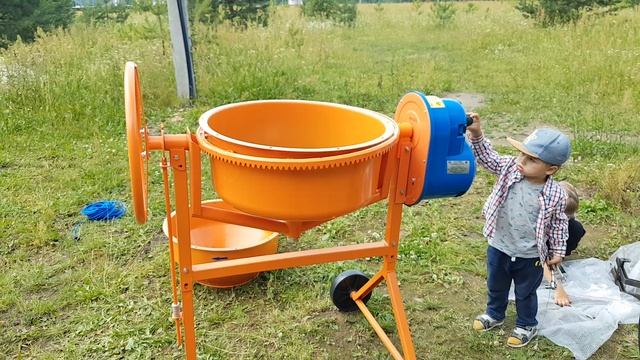 Бетономешалка Лебедянь СБР-132А.3 220В - как собрать своими руками