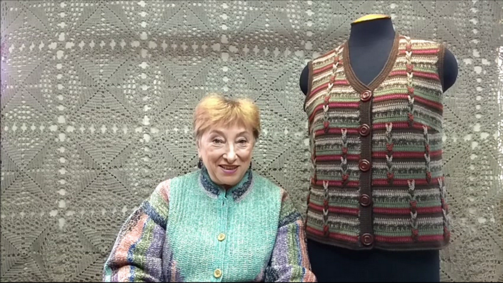 Жилет "Осеннее настроение". Мастер-класс по вязанию крючком от О. С. Литвиной.