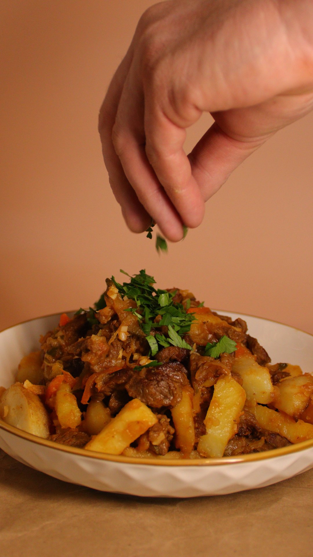 Азу по-татарски (с говядиной). Пошаговый рецепт. Граммовка в описании