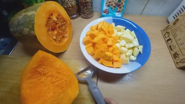 ГОТОВИМ  КИСЕЛЬ ИЗ ТЫКВЫ