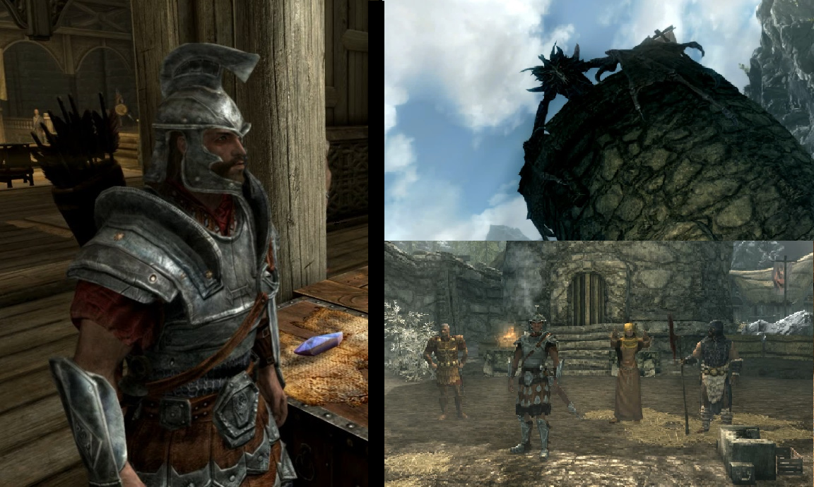 Skyrim #1 Начало захватывающего приключения! Дракон спасает от казни!