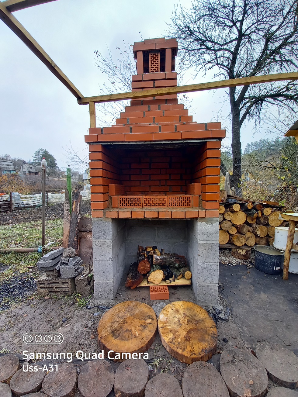Печь-мангал, своими руками (обзор после 1 года эксплуатации), ноябрь 2021